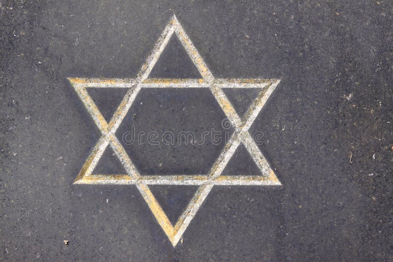Jodenster stock foto. Image of teken, joods, grafsteen - 38846320