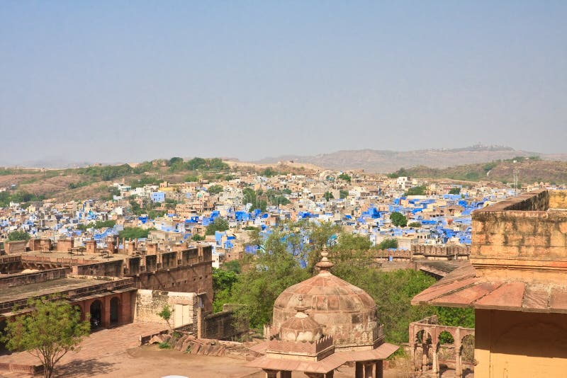 Jodhpur - the Blue City. Rajasthan, India Stock Photo - Image of blue ...