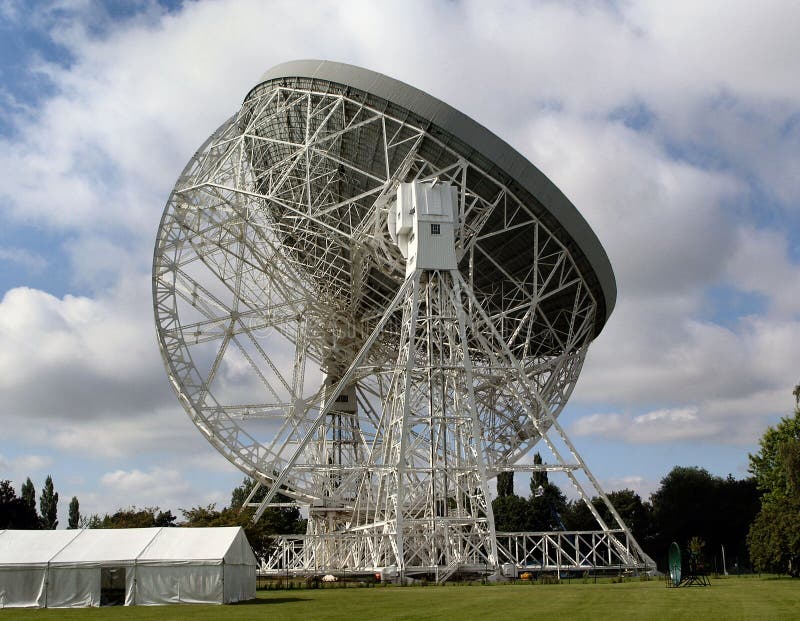 Jodrell Bank stock image. Image of receiver, waves, bank - 10558219