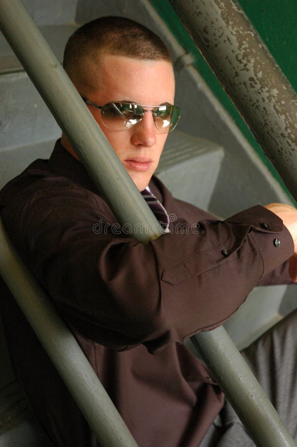 Joe cool 2 stock image. Image of youth, handsome, serious - 707619