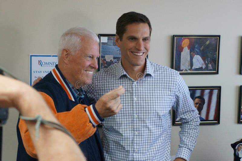Joe Coor s and Josh Romney editorial stock photo. Image of mitt - 27343443