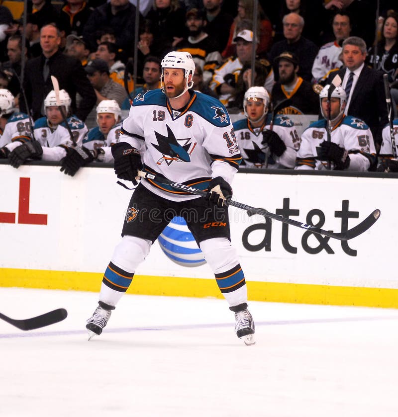 Joe Thornton San Jose Sharks Editorial Stock Photo - Image of stick ...