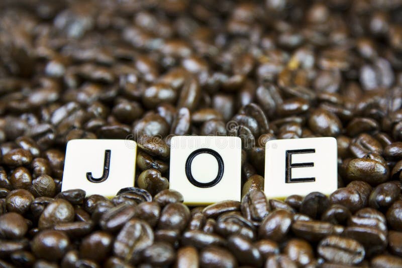 Joe Let S Have a Cup of JOE Stock Image - Image of tiles, games: 36962783