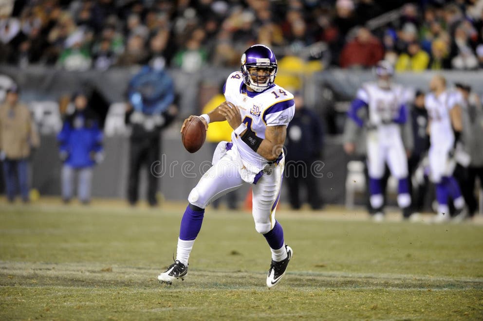 Joe Webb editorial stock image. Image of webb, quarterback - 20480454