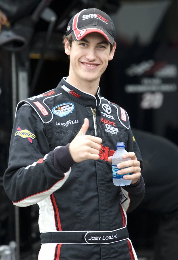 Joey Logano in the garage editorial photography. Image of nascar - 15609722