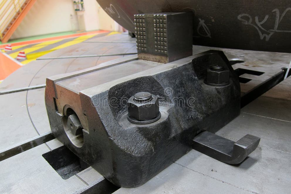 Jog on Lathe machine stock image. Image of shop, fixture - 58450983