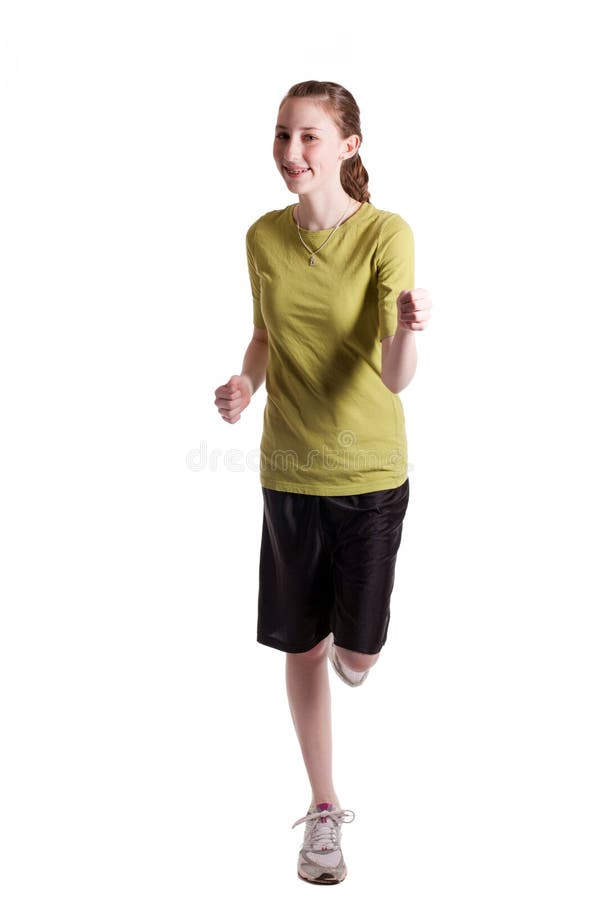 Jogging Girl stock image. Image of girl, thin, life, slim - 13530711