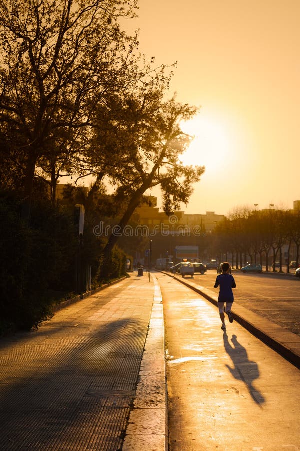 Jogging stock photo. Image of evening, outside, activity - 32317420