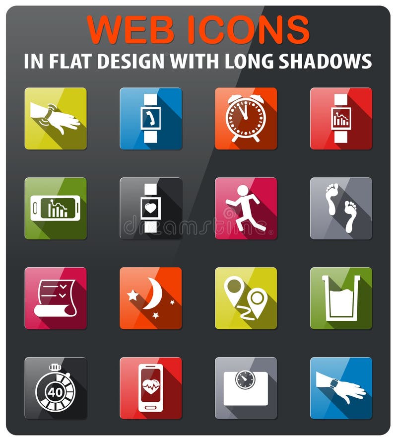 Jogging icon set stock illustration. Illustration of traces - 88441751