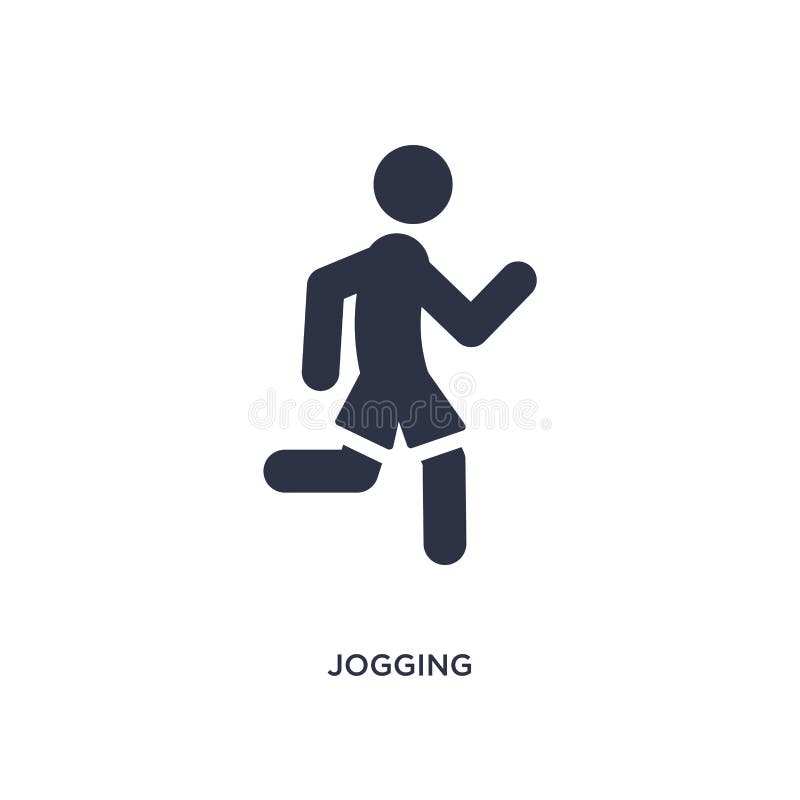 Group of Men Running Icon on White Background. Simple Element ...