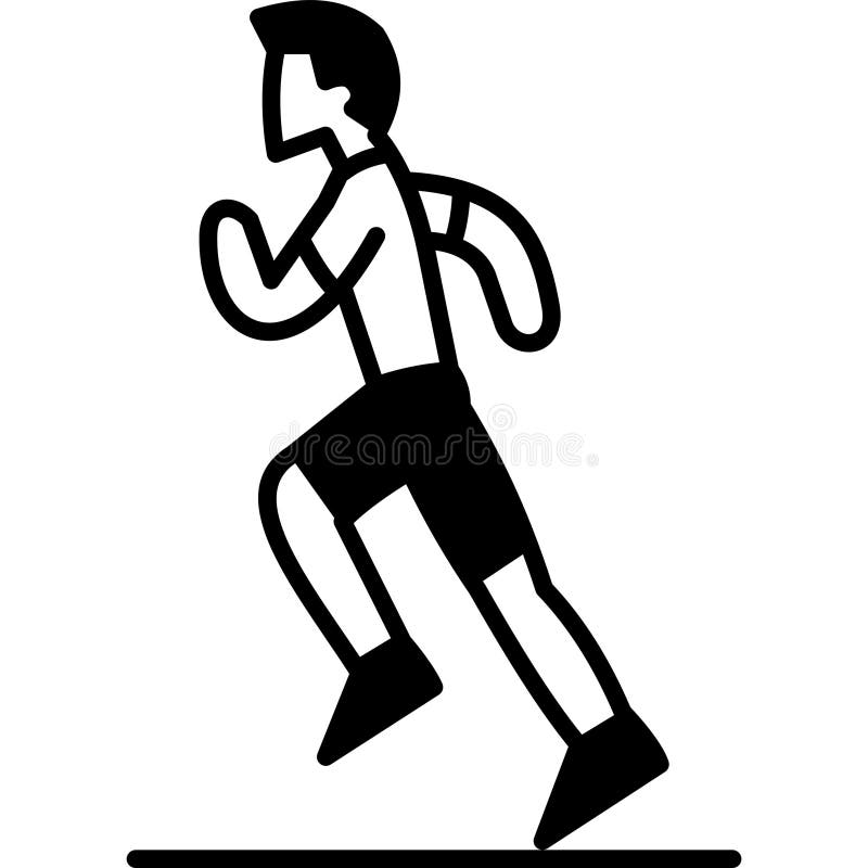 Jogging stock vector. Illustration of sport, healthy - 349584484