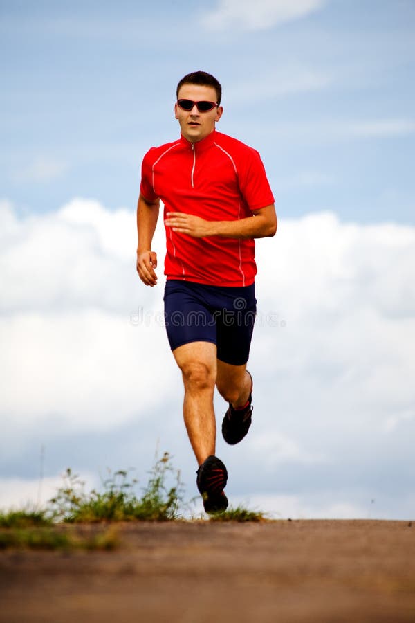 Jogging man 2 stock image. Image of lifestyles, adult - 5641737