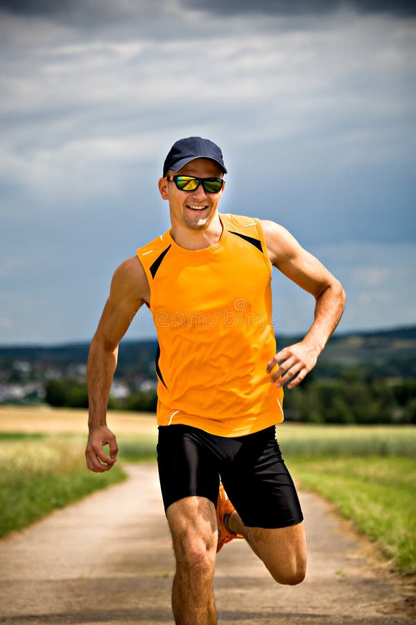 Jogging man stock photo. Image of sports, natur, jogging - 22378160