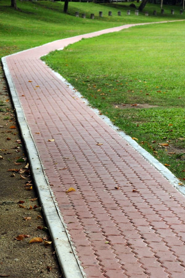 Jogging Path stock photo. Image of road, garden, pavement - 24422144