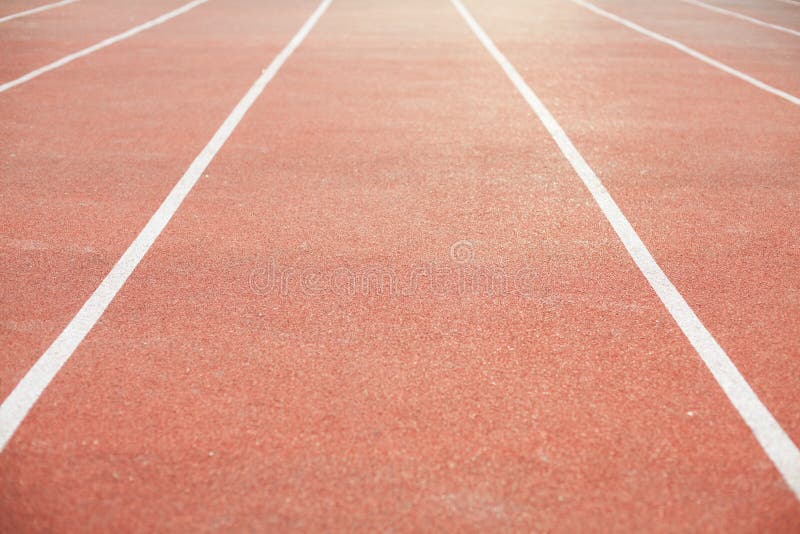Jogging with a Soft Finish and White Markings Stock Photo - Image of ...