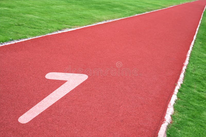 Jogging Track in Public Park Stock Photo - Image of public, summer ...