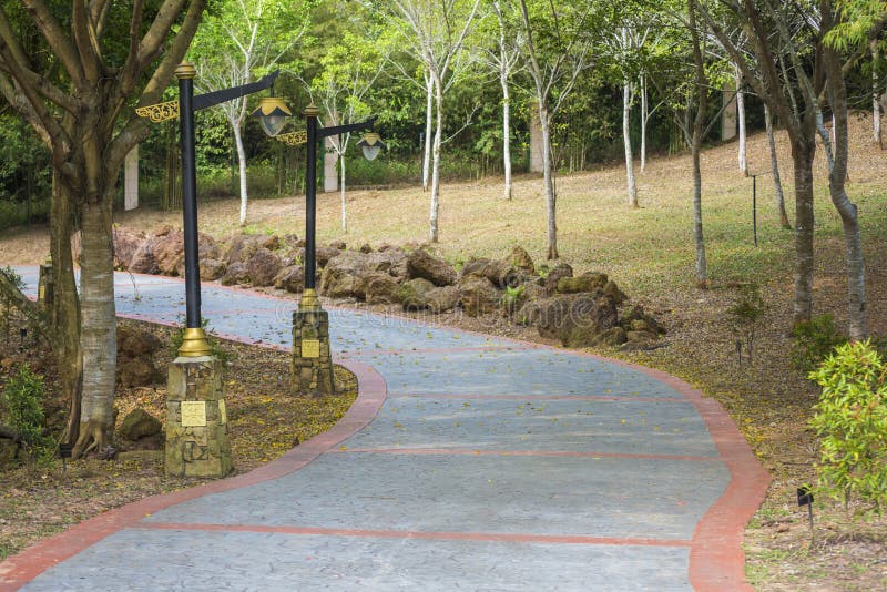 Jogging Track at Public Park Stock Image - Image of field, path: 39343393