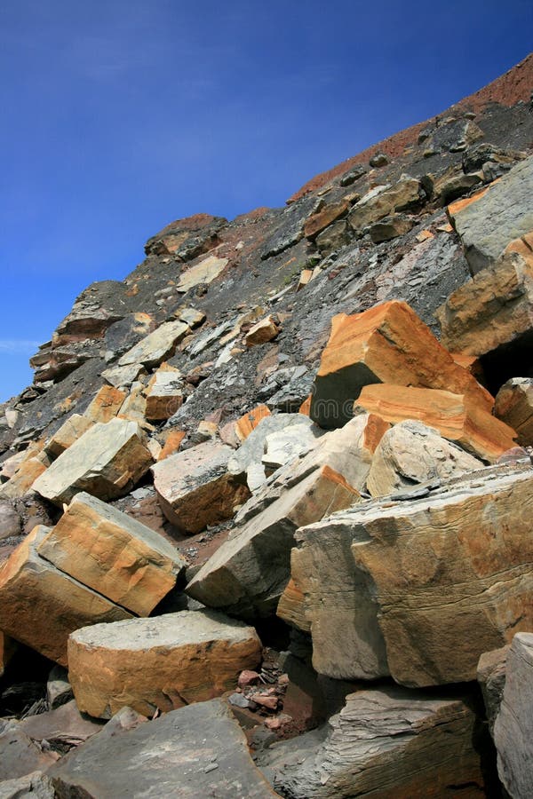 Joggins Fossil Cliffs Nova Scotia Stock Image - Image of nova, world ...