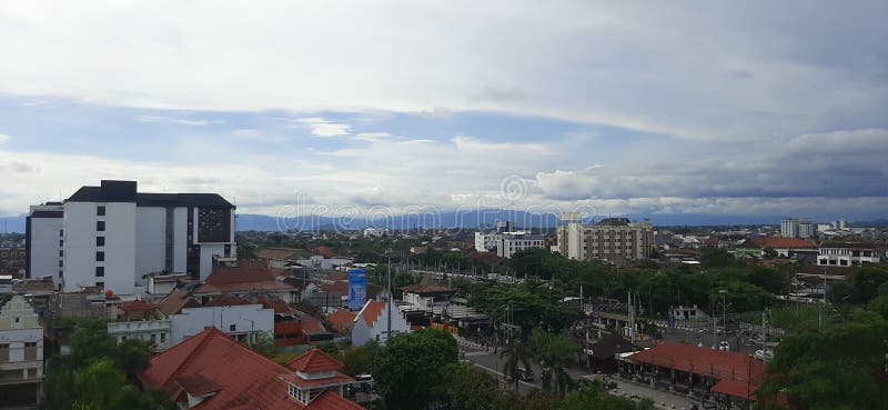 Jogja Indonesia City Center Blue Sky Stock Image - Image of jogja ...