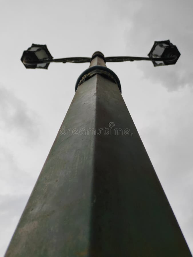 Jogja Vertical Angle Street Lamp Stock Image - Image of statue ...