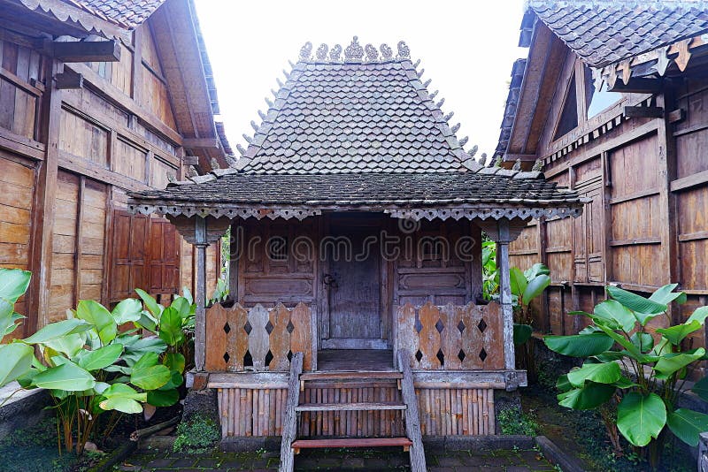Joglo house stock photo. Image of landmark, architecture - 223249632