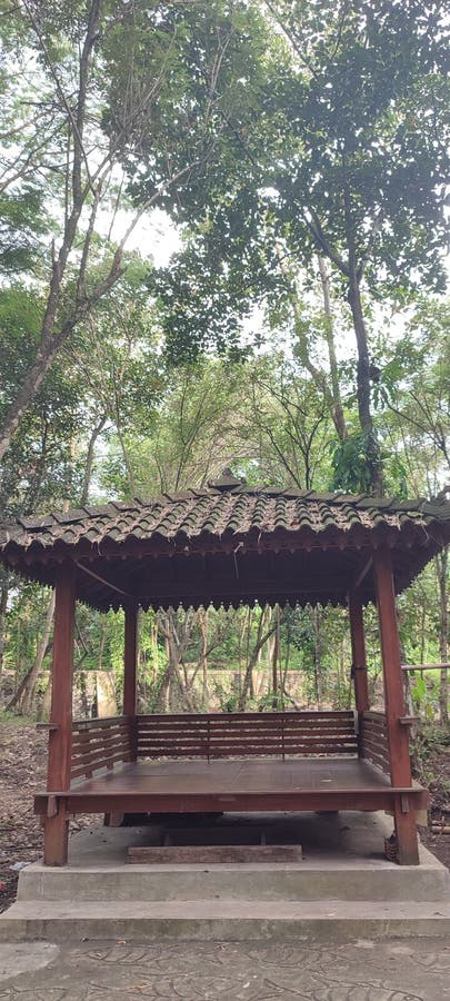 Joglo Traditional House in Java Stock Photo - Image of indonesia, house ...