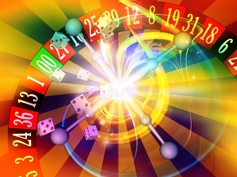 Jogo de azar ilustração stock. Ilustração de vermelho - 21324208