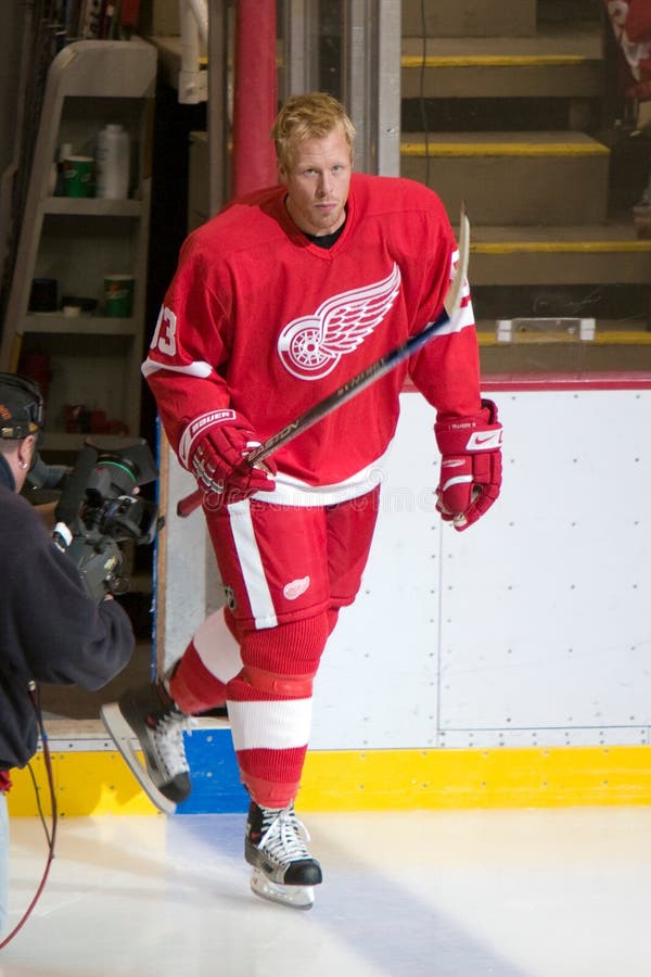 Johan Franzen Takes the Ice Fotografia Stock Editoriale - Immagine di ...