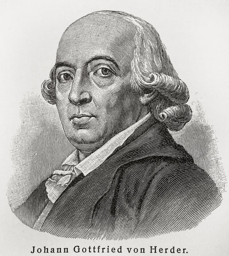 Johann Gottfried Herder editorial stock image. Image of poet - 20475239
