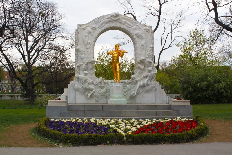 Johann Strauss Memorial - Vienna Editorial Photography - Image of ...