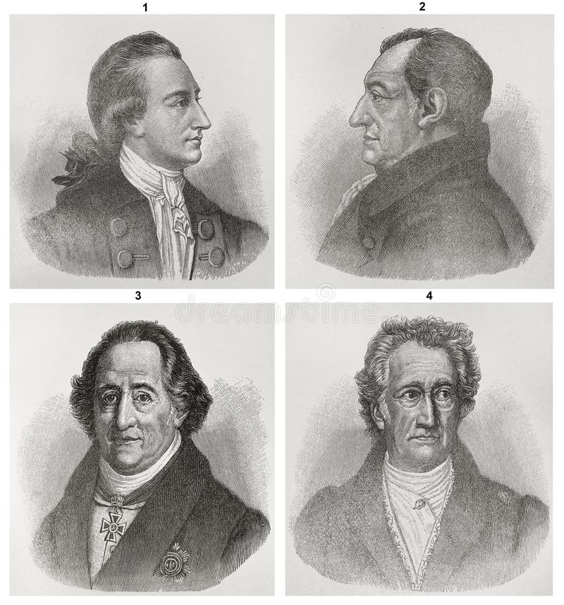 Johann Wolfgang von Goethe editorial image. Illustration of writer ...