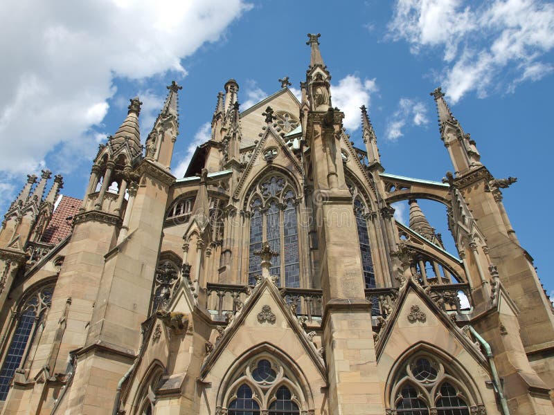 Johanneskirche Church, Stuttgart Stock Photo - Image of european ...