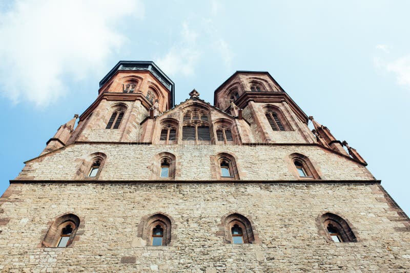 Johannis Church in Goettingen - Germany, Lower Saxony. Stock Image ...