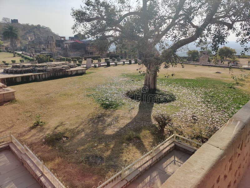 Johar Ground , Chittorgarh Fort Stock Image - Image of fortification ...