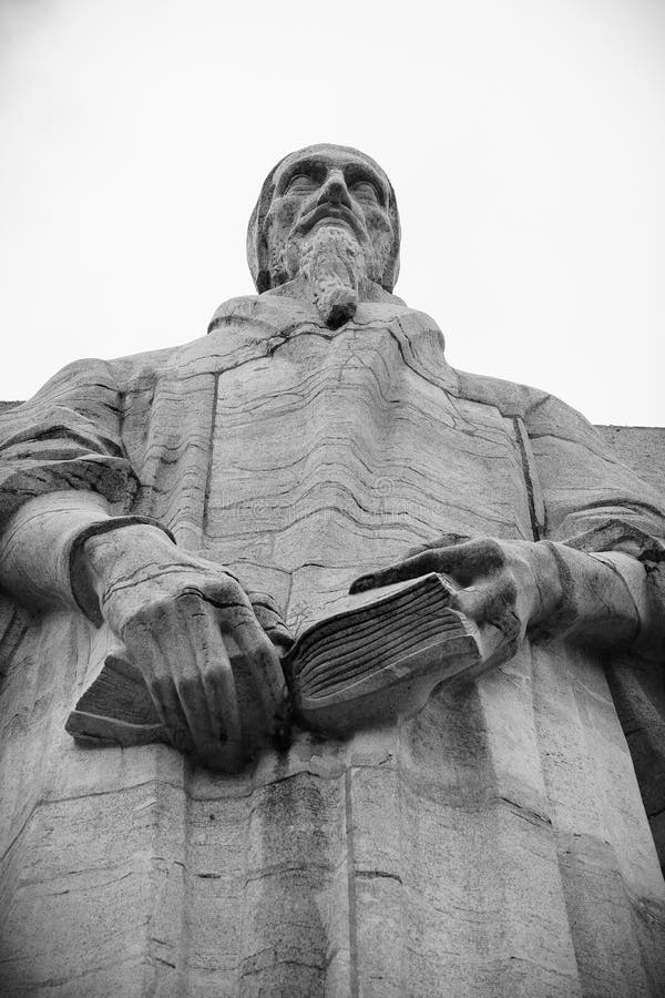 John Calvin, Pared De La Reforma, Ginebra, Suiza Foto de archivo ...