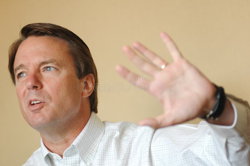 John Edwards, Senator, Candidate Editorial Photo - Image of interview ...