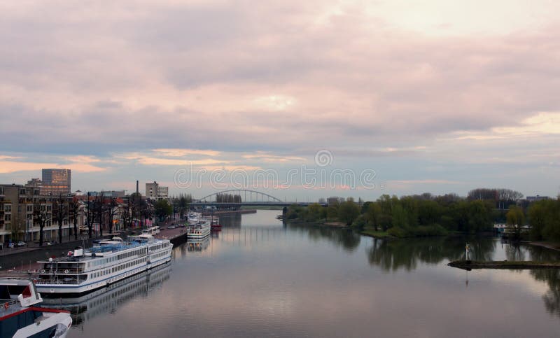 John Frost Bridge in Arnhem Stock Photo - Image of arnhem, river: 24334212