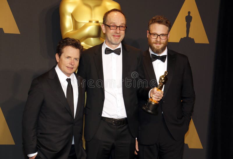 John Gilbert, Seth Rogen Und Michael J Fuchs Redaktionelles Stockbild ...