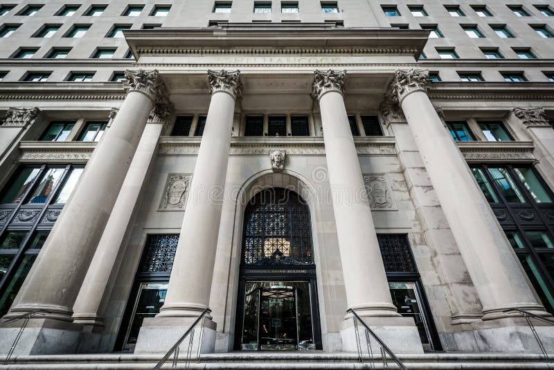 The John Hancock Building, in Back Bay, Boston, Massachusetts ...