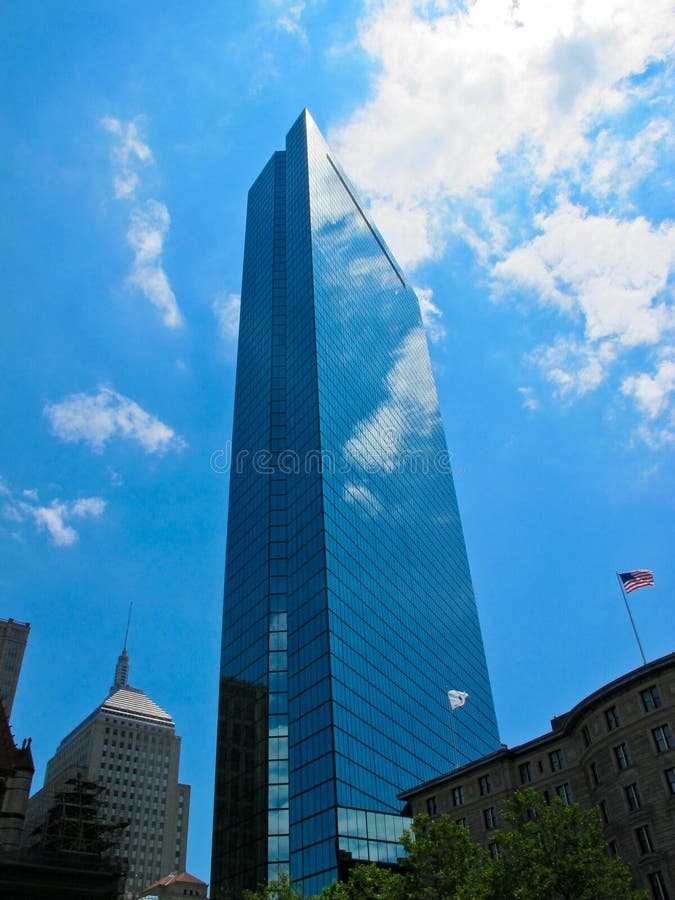 John Hancock Building at Boston USA Stock Image - Image of architecture ...
