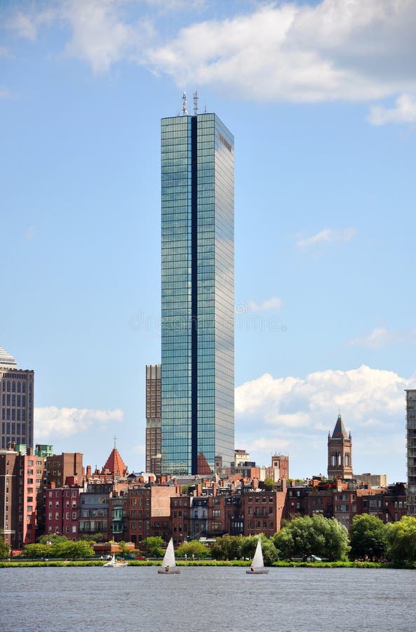 The Landscape of Boston, John Hancock Tower Editorial Stock Image ...