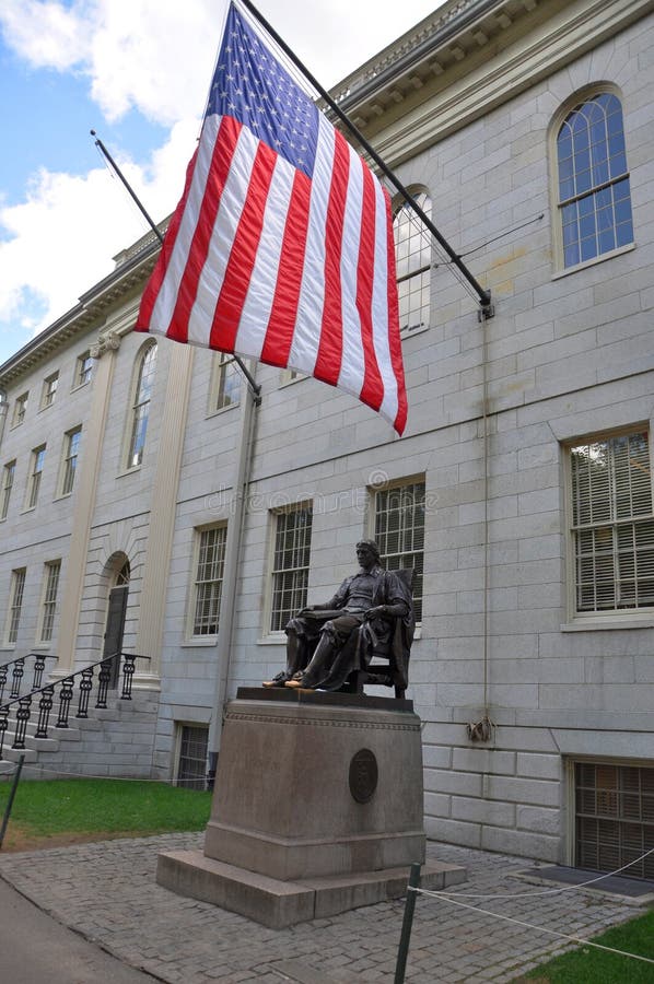 John Harvard Statue in Harvard University Stock Image - Image of ...