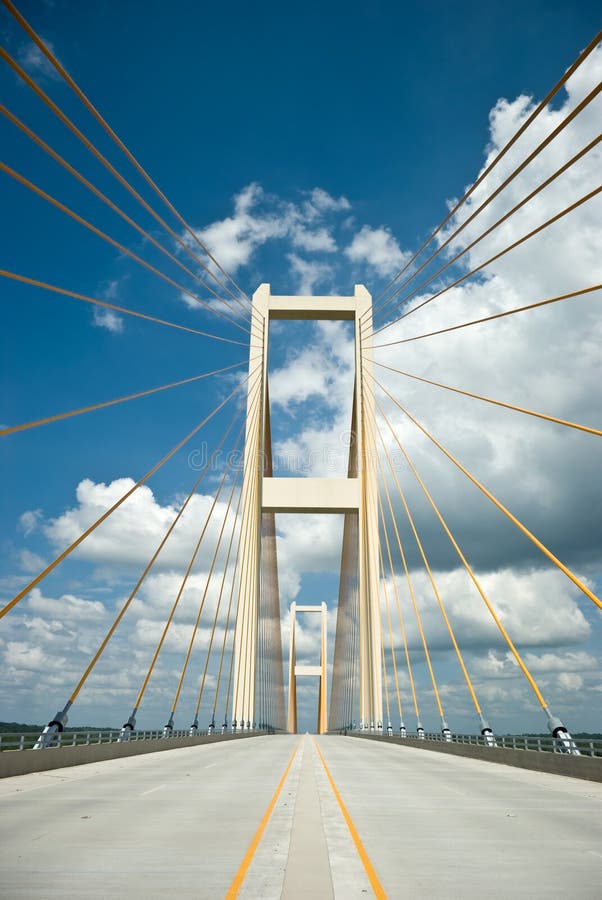 John James Audubon Bridge stock photo. Image of stayed - 25865892