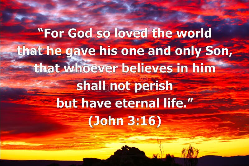 John 3:16 stock photo. Image of loved, believes, eternal - 256894554