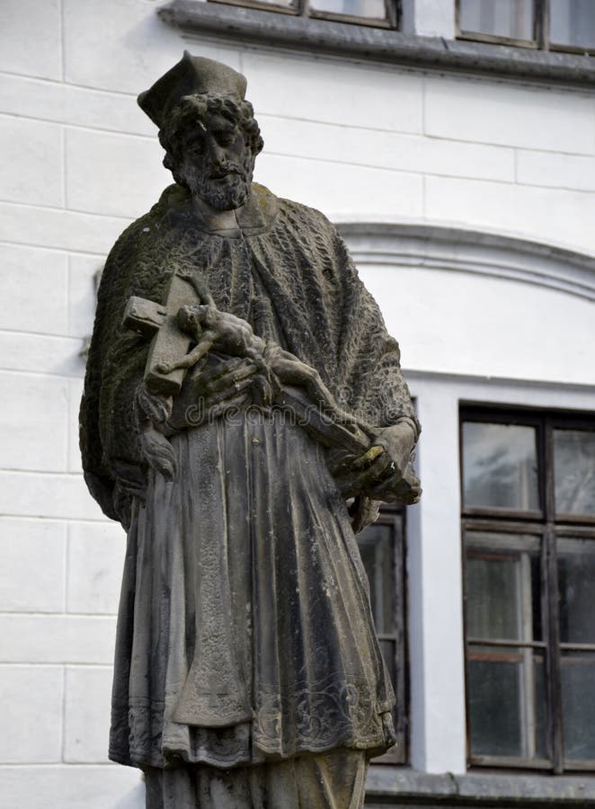 John of Nepomuk statue stock photo. Image of church, jesus - 60144954