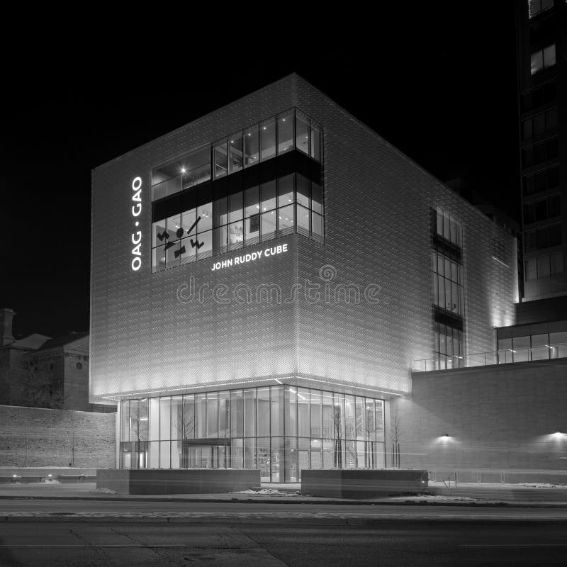 John Ruddy Cube, Ottawa Art Gallery Foto de archivo editorial - Imagen ...