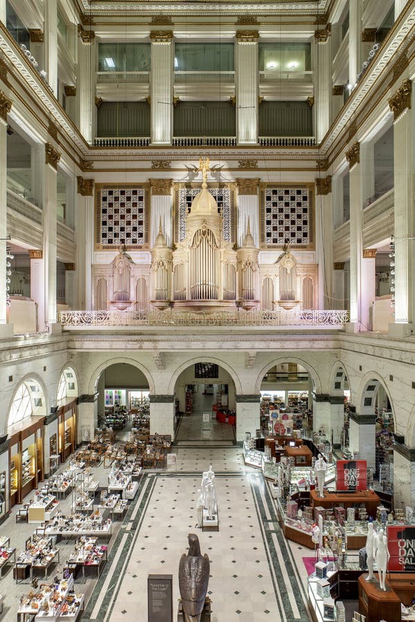 John Wanamaker Organ, Philadelphia Foto editorial - Imagen de famoso ...