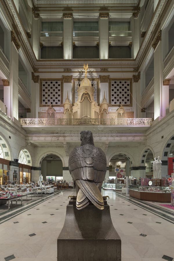 John Wanamaker Organ, Philadelphia Foto editorial - Imagen de famoso ...