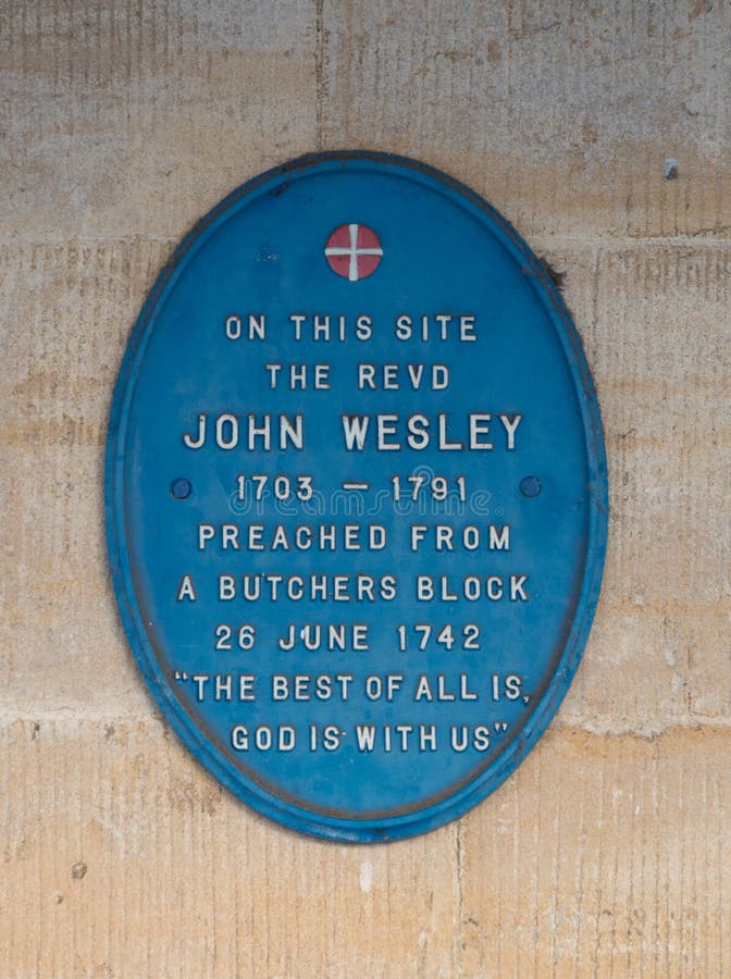 John Wesley Plaque in Stroud Editorial Photography - Image of history ...