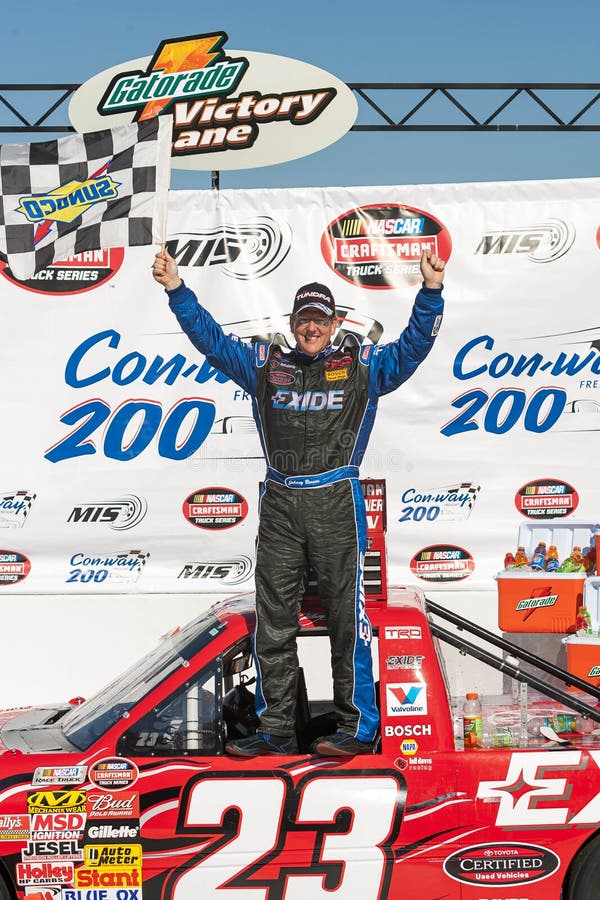 Johnny Benson at the 3M Performance 400 Editorial Photo - Image of ...